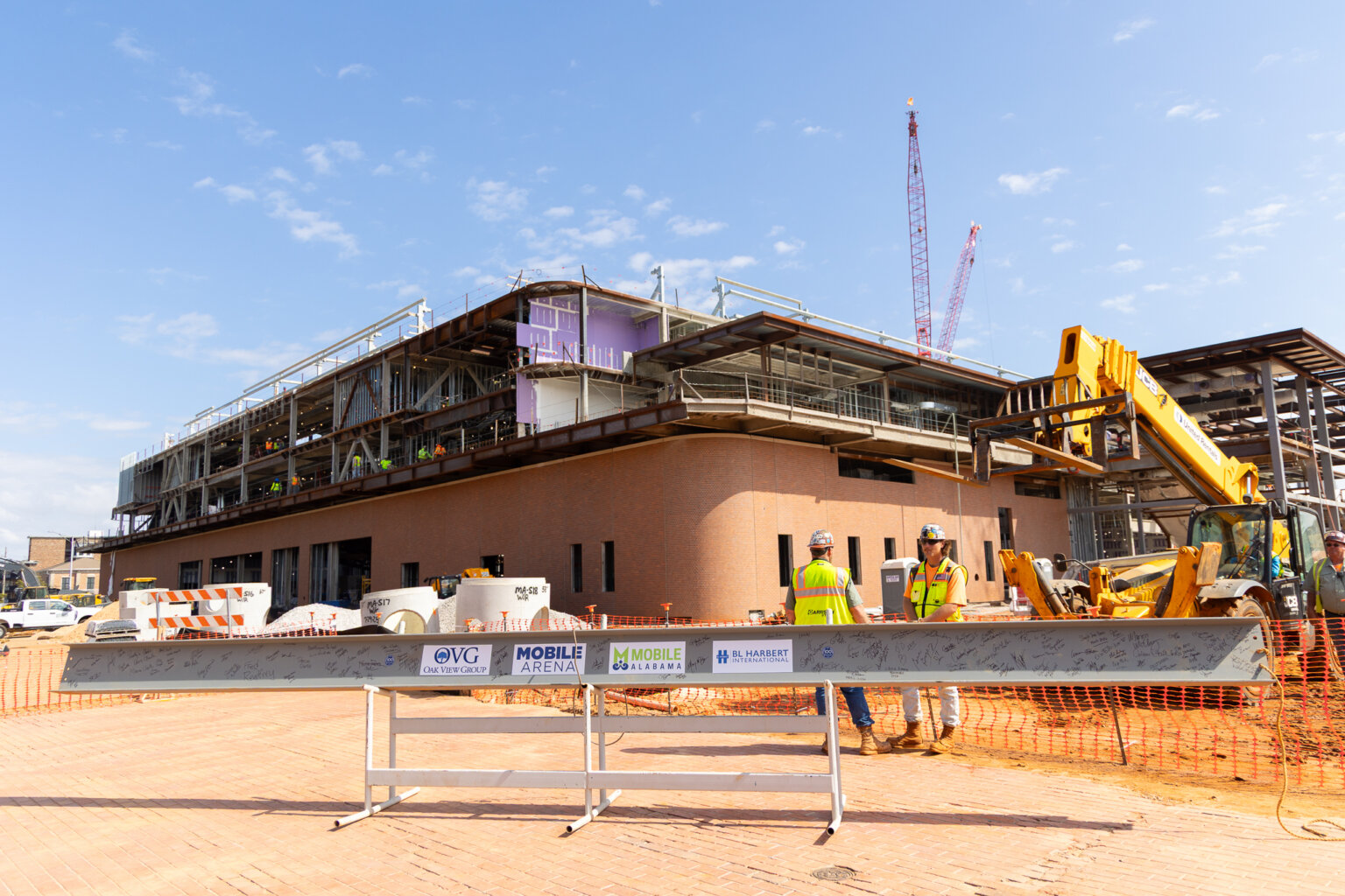 Mobile Arena, the city’s new live entertainment venue, reaches a ...